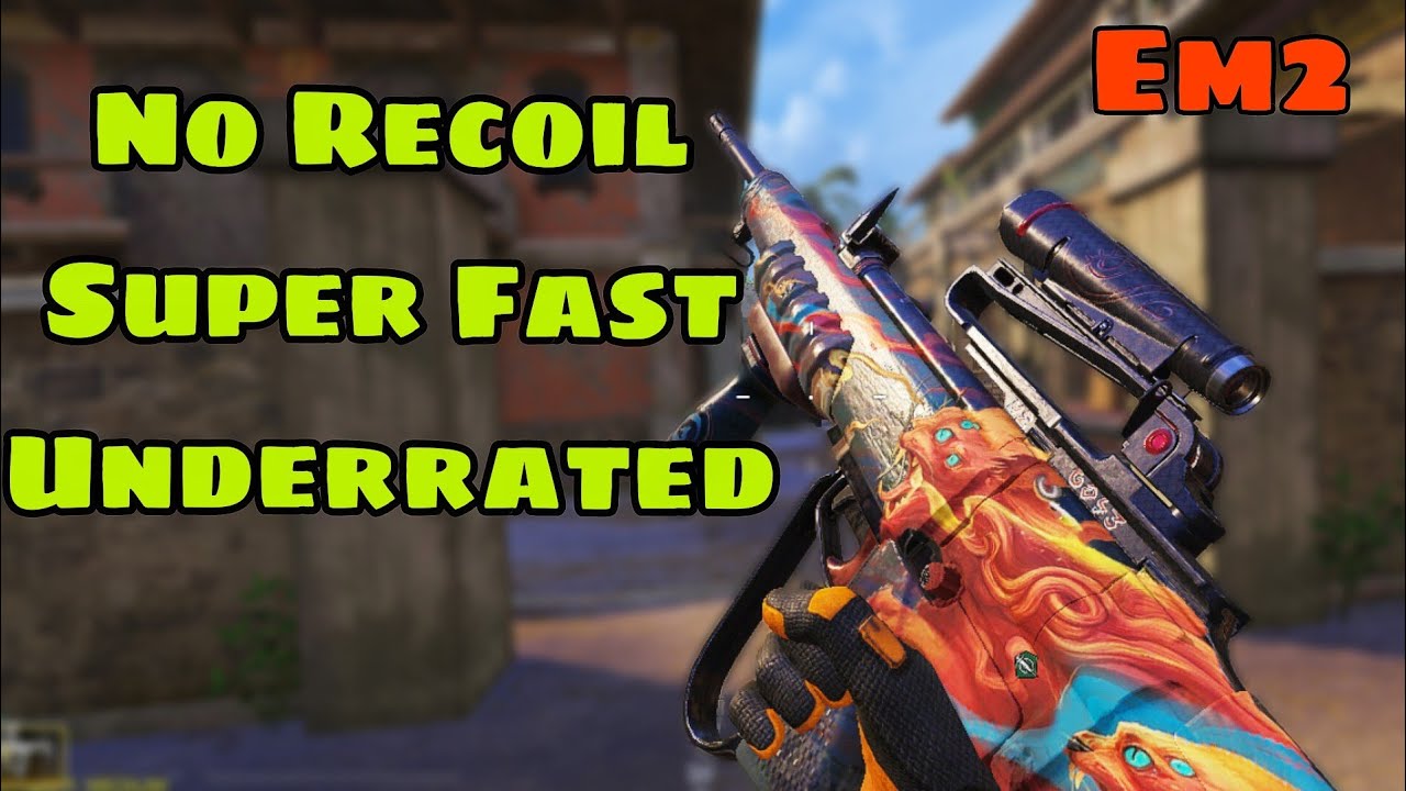 Best Em2 Gunsmith For Codm Season 6 | No Recoil + Super Fast - YouTube