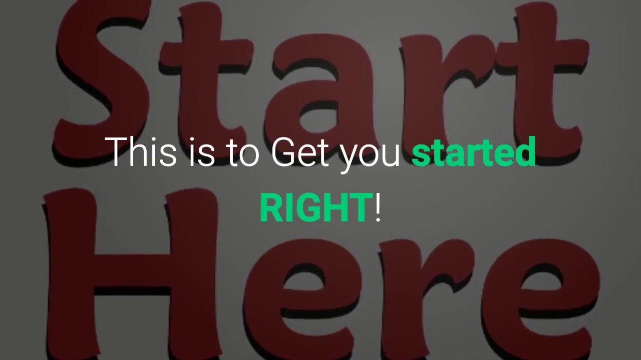 Getting Started Right and Welcome | Myecon | R.E.A.L. - YouTube