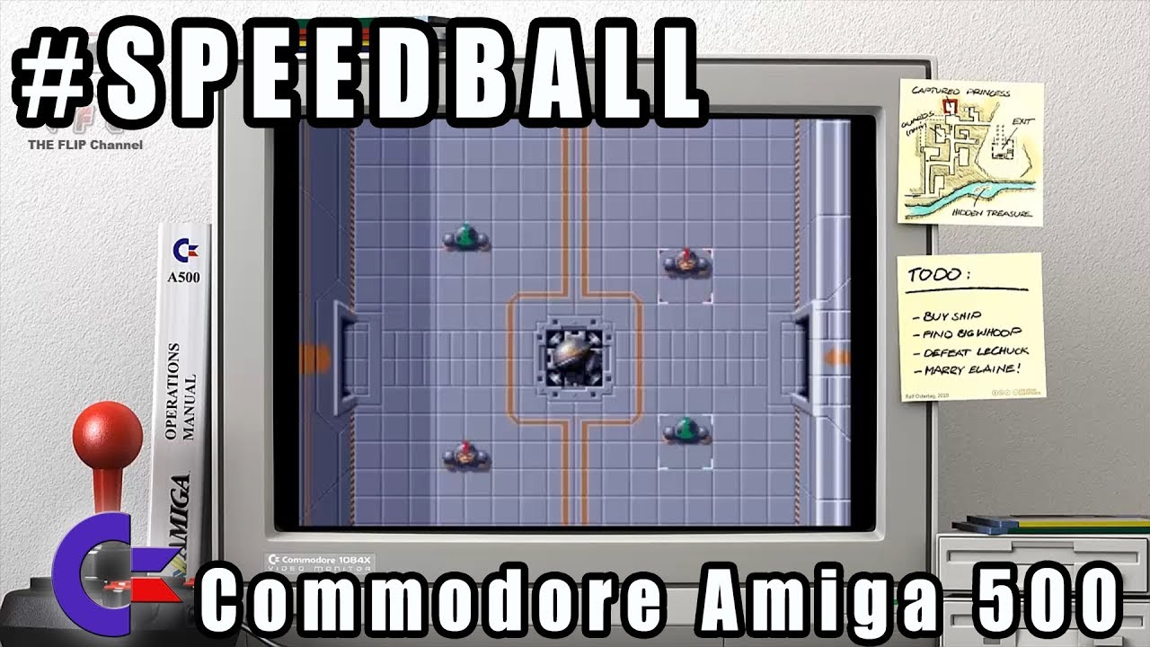 Speedball - Commodore Amiga 500 Gameplay Demo - YouTube
