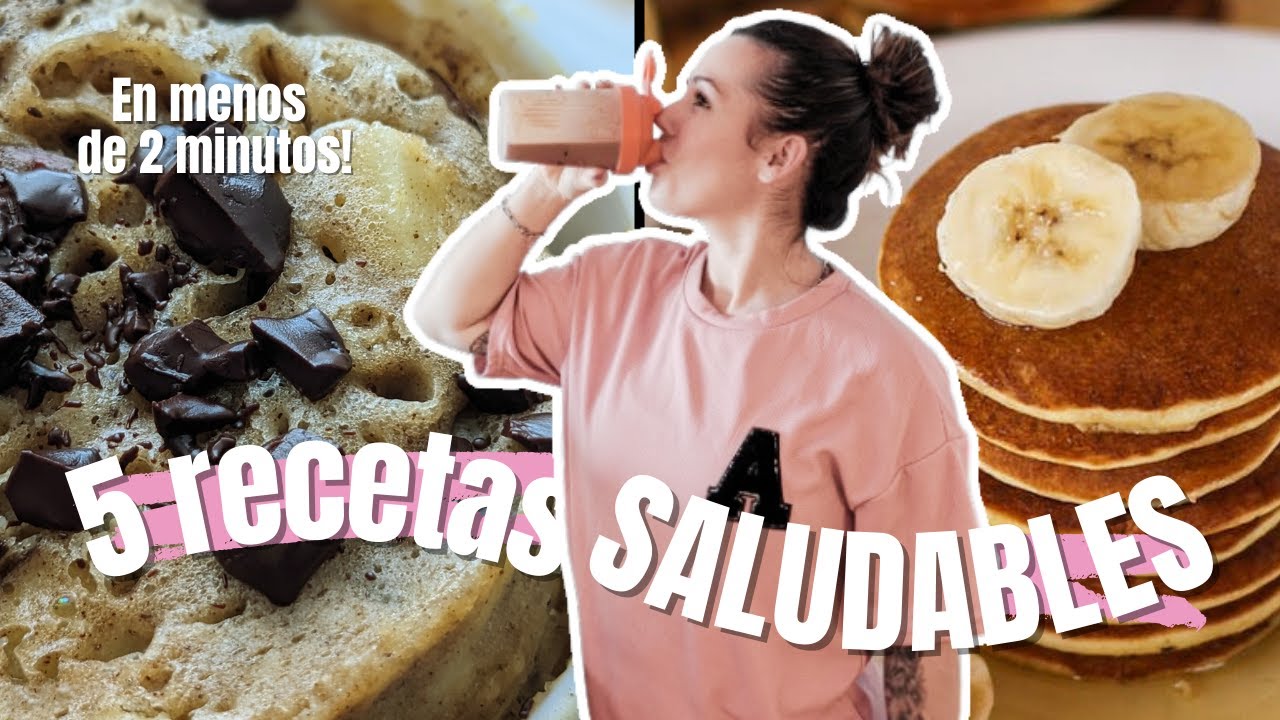 5 Ideas de Meriendas Saludables *Bajas en Calorías* - YouTube