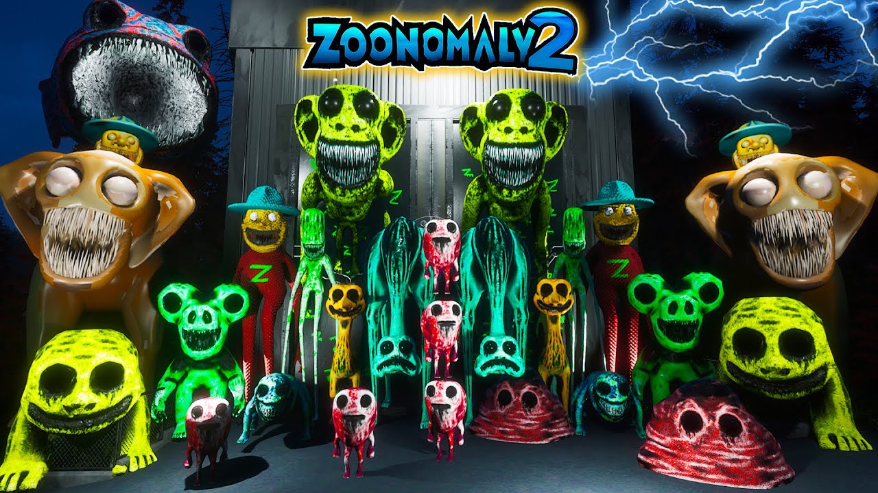 Zoonomaly 2 - ZOOKEEPERS - ALL MONSTERS - ALL JUMPSCARES vs MOBILE vs MINECRAFT and ROBLOX ...