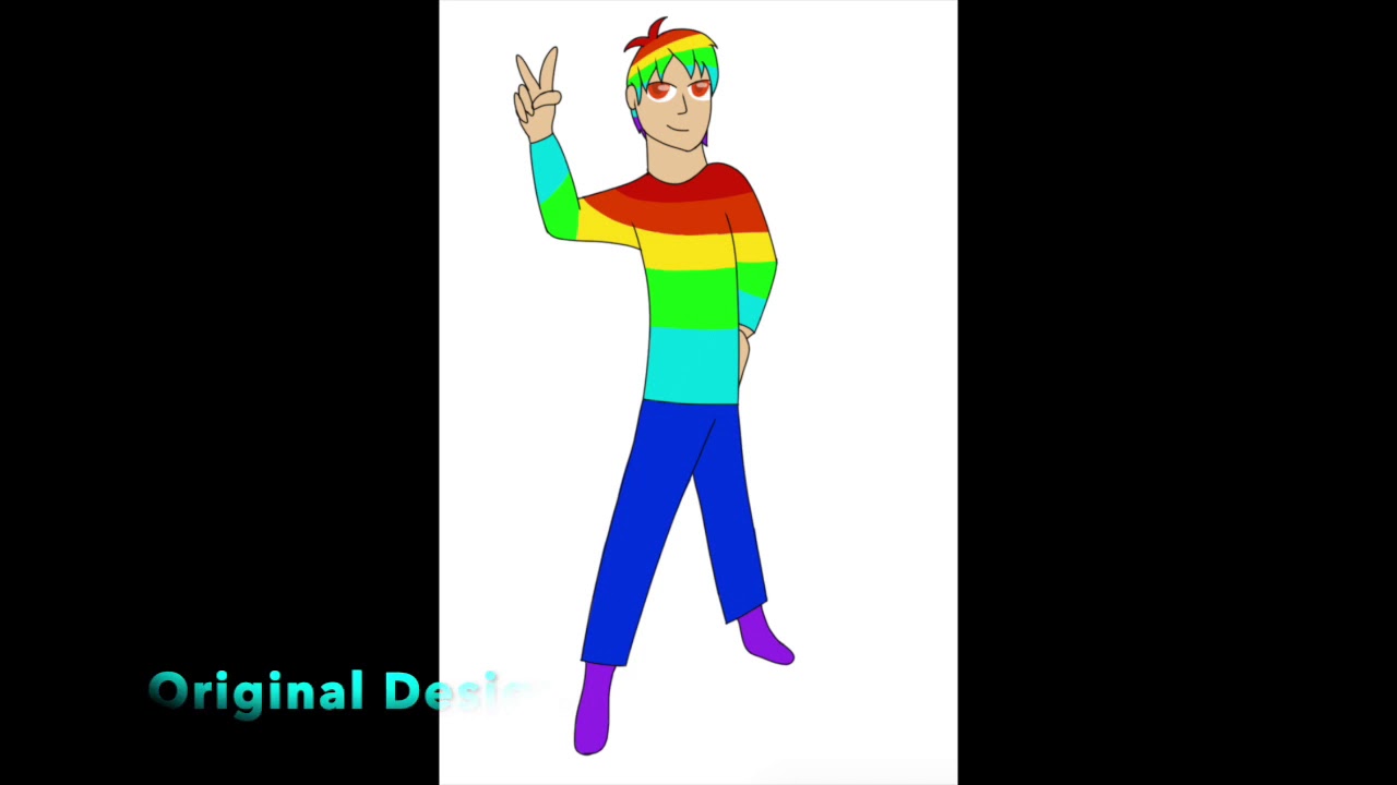 Rainbow Steve Redesign [1] (Speedpaint) #FavreMySabreArt - YouTube
