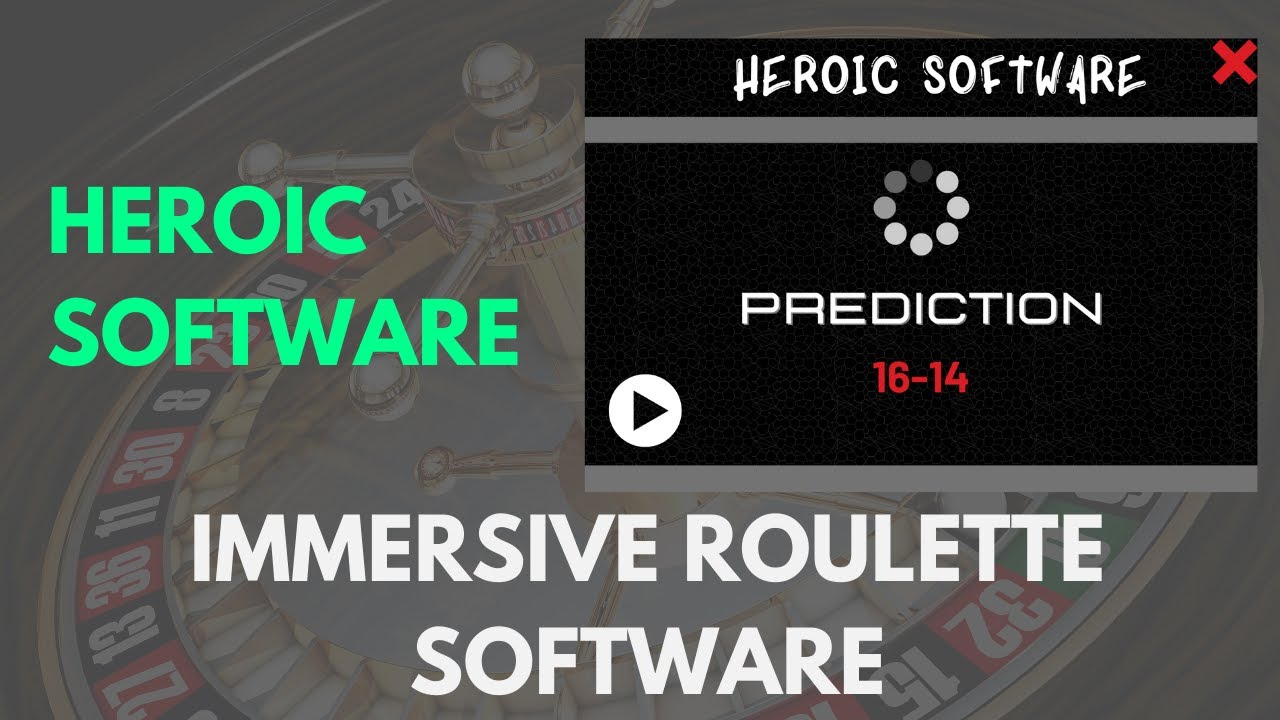 Roulette Software and Roulette Strategy | Heroic Software | Immersive ...