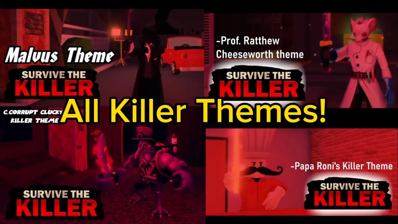 All Killer Themes! Survive the Killer! 🔪 - YouTube