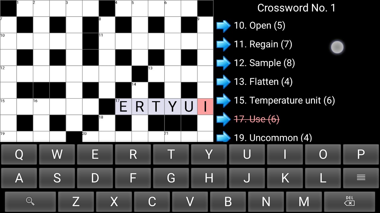 Crosswords Android App - YouTube