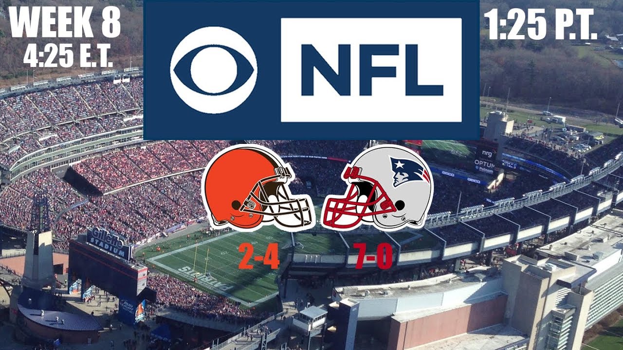 2019 NFL Season - Week 8 - (Prediction) - Browns at Patriots - YouTube
