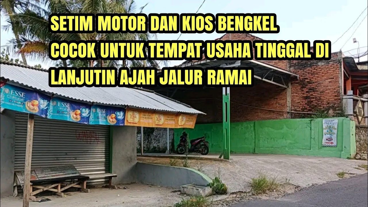 jual kios bengkel dan setim motor jaln jalur ramai 24 jam info lengkap ...