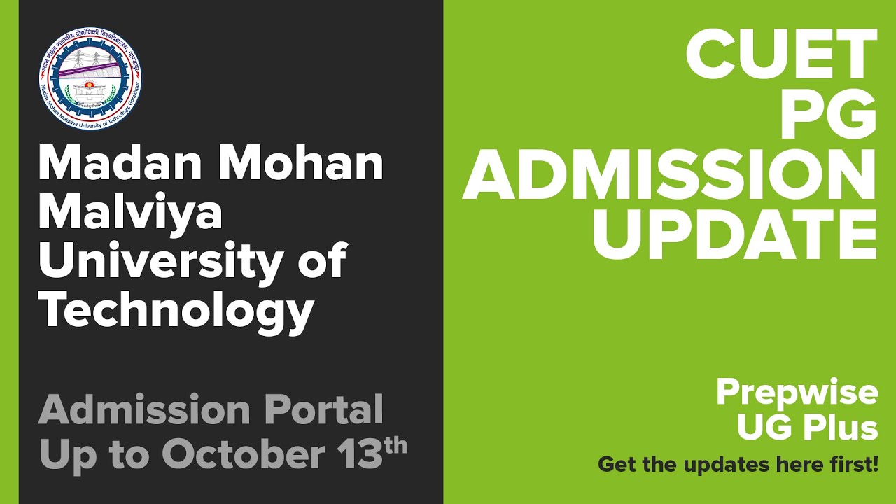 CUET PG Admission Update! I Madan Mohan Malviya University of ...