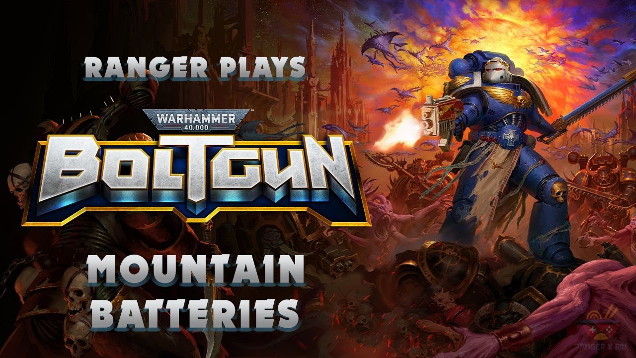 Warhammer 40K Boltgun Mountain Batteries - YouTube