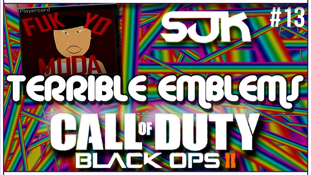 Terrible Emblems #13 (Funny Black Ops 2 Emblems Montage) - YouTube