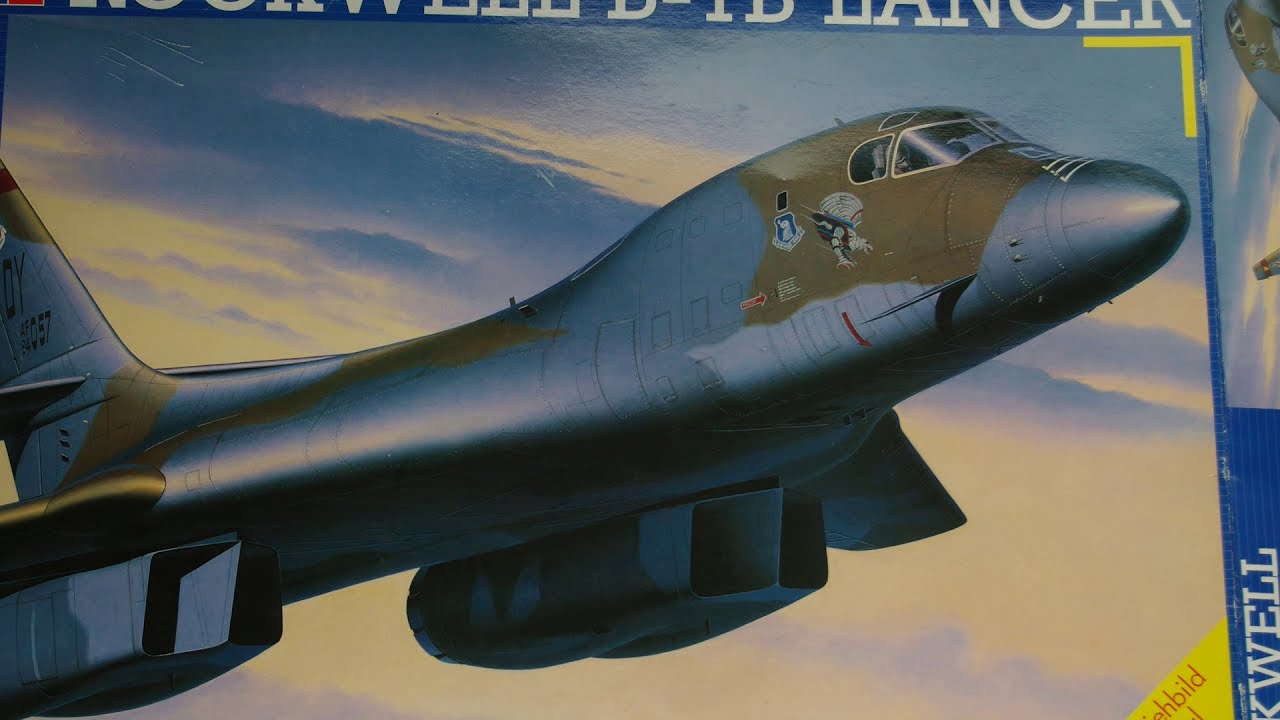 Revell 1/48 B-1B Lancer - plastic model build photos... - YouTube