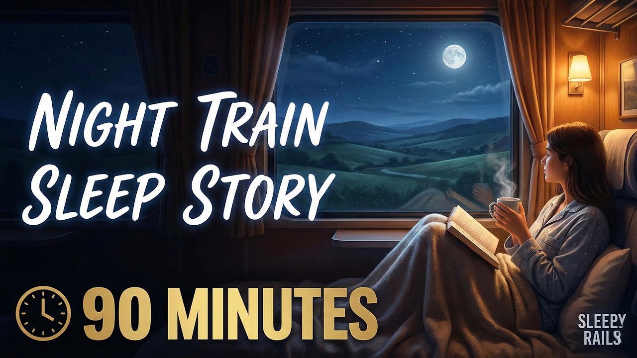 A Calm Night Train Journey | Real-Life Bedtime Sleep Story (1.5 Hours ...