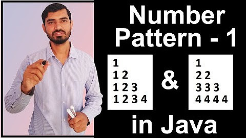 Control Statements (Part 4) - Number Pattern Programs - YouTube