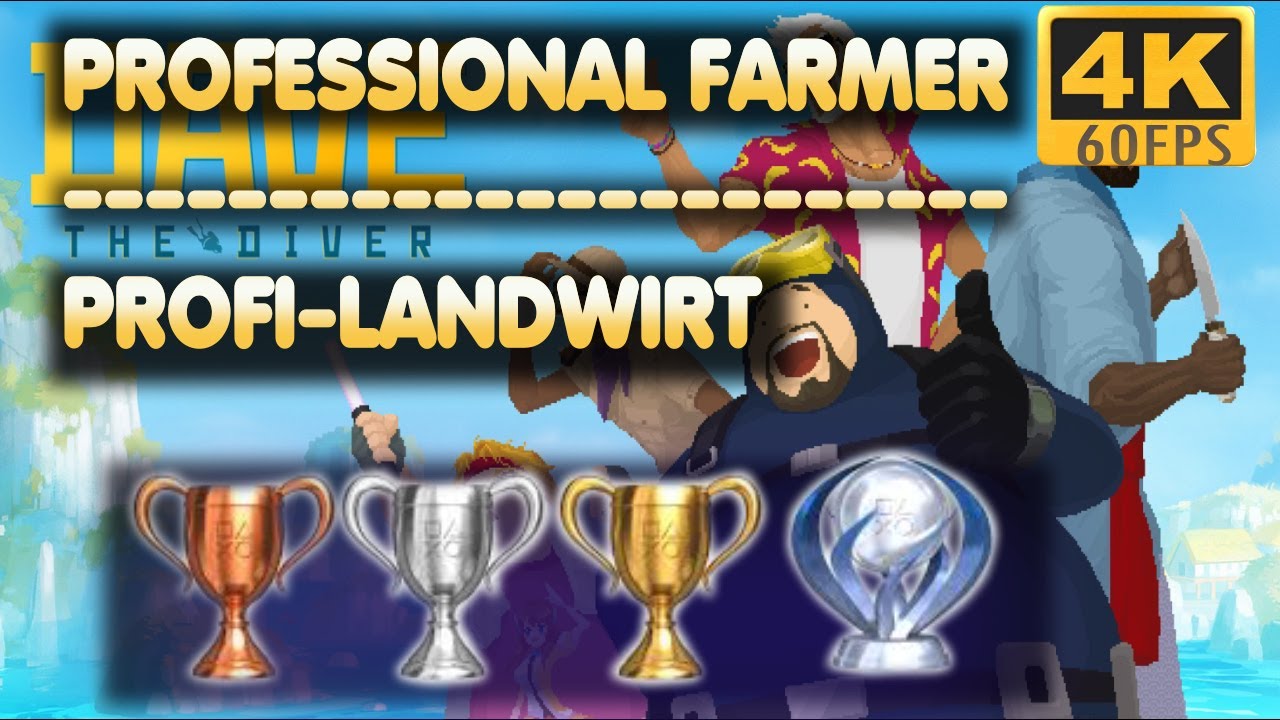 Dave the Diver | Professional Farmer | Trophy | Achievement Guide - YouTube