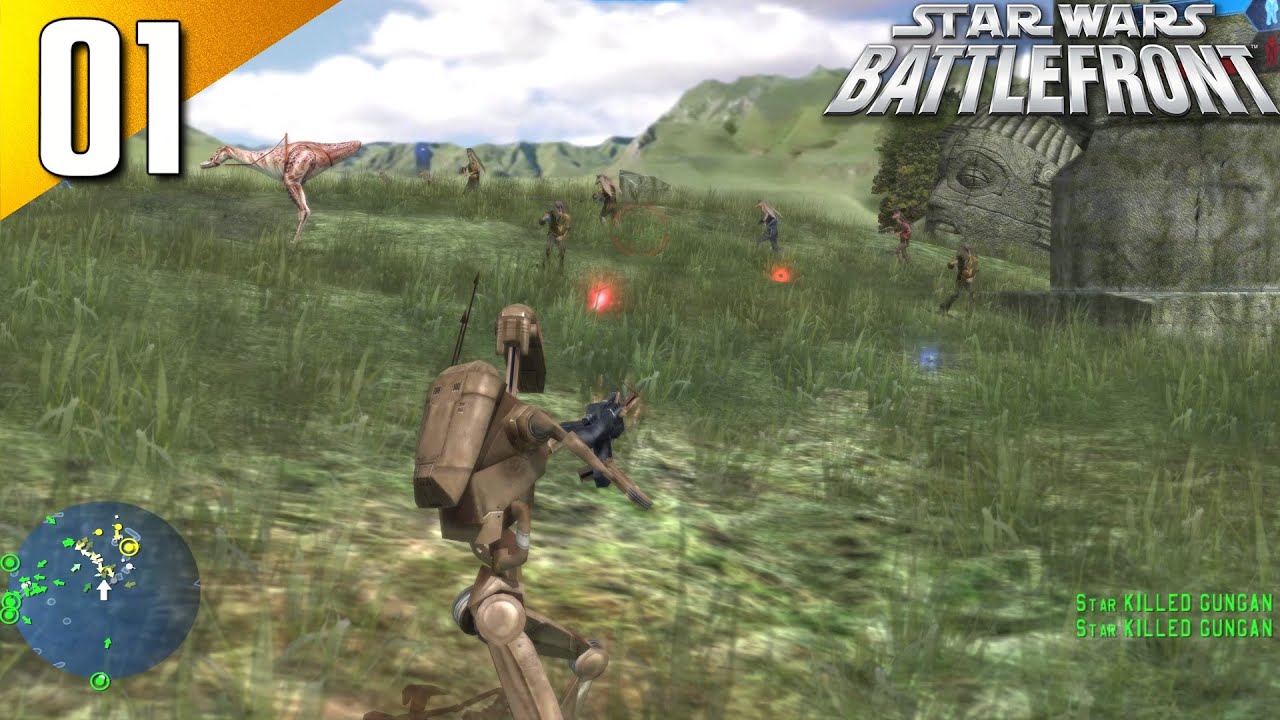 Battlefront: 100% (Hard) Walkthrough Part 1 - The Battle of Naboo (No ...