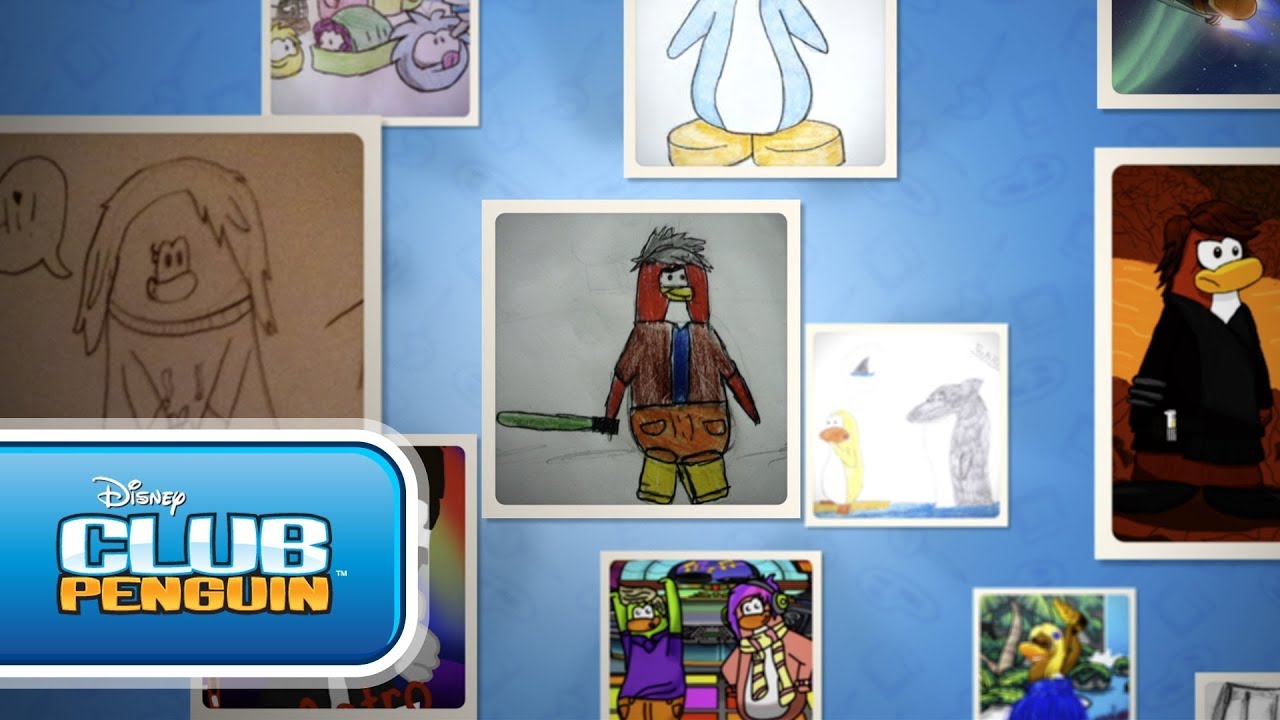 Featured Fan Art: February 2015 - Disney Club Penguin - YouTube