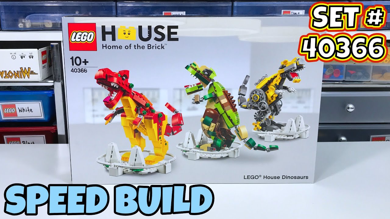 LEGO House Exclusive "Dinosaurs” Speed Build 🦖 LEGO Set 40366 - YouTube