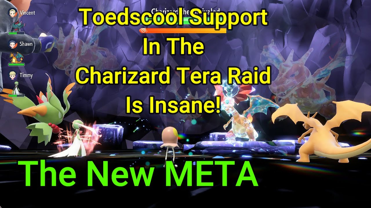Charizard Tera Raid With Toedscool Support Is More Than A Meme ...