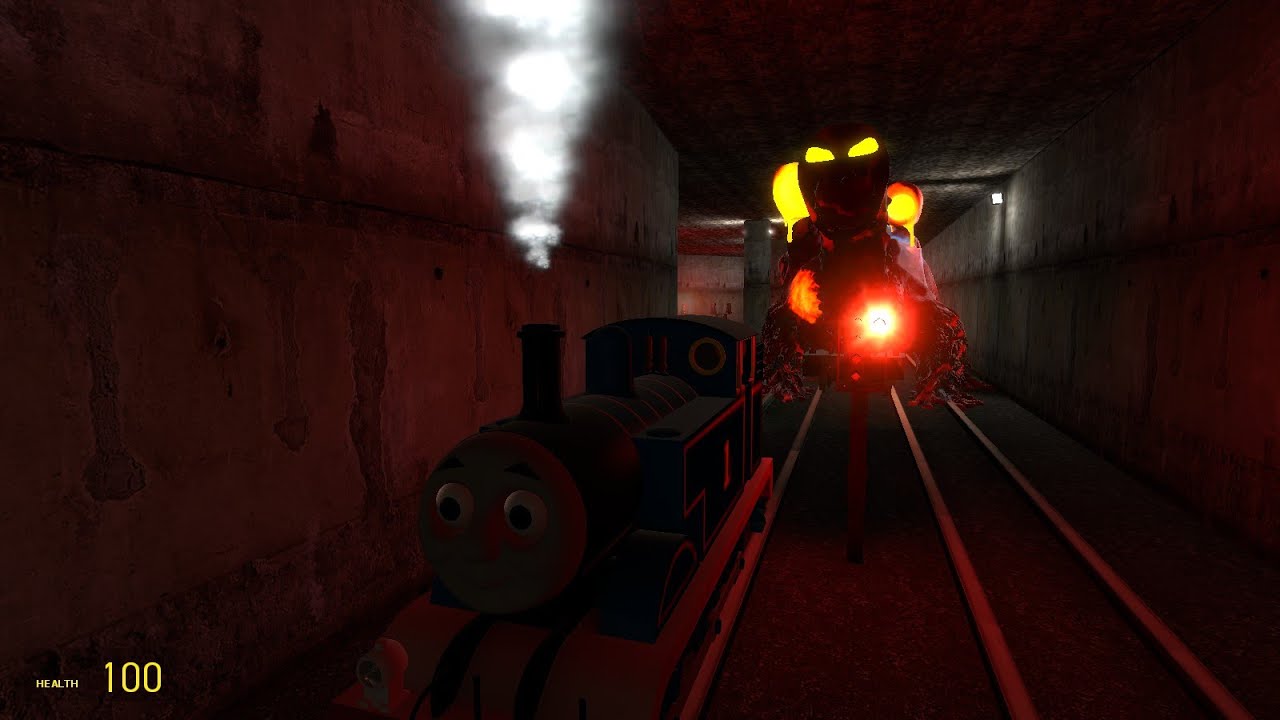 Building a Thomas Train Chased By Cursed James Train in Garry's Mod ...