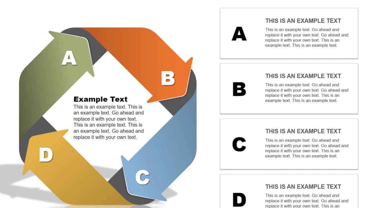Cycles Chart: Related Sequence PowerPoint Chart Template for ...