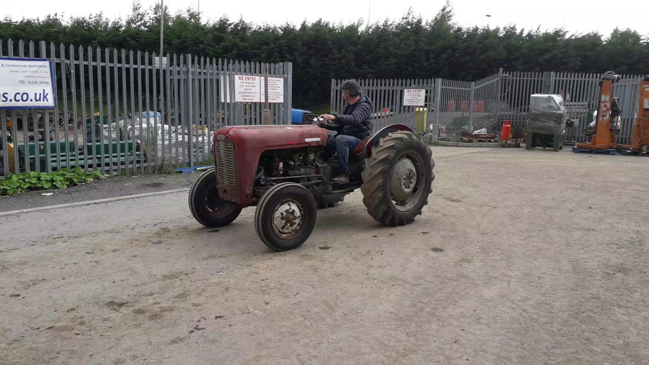 Ferguson FE35 tvo tractor. July auction - YouTube