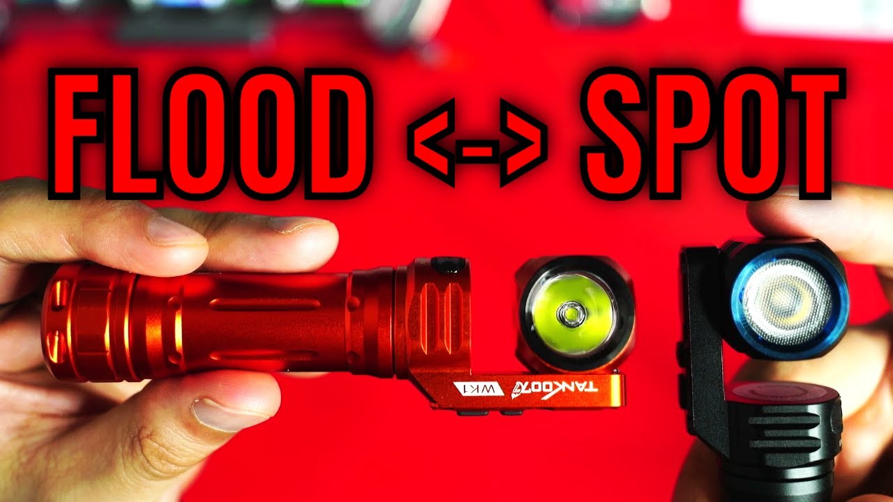 Clever Flashlight Design… But Is It Practical? Tank007 WK1 - YouTube
