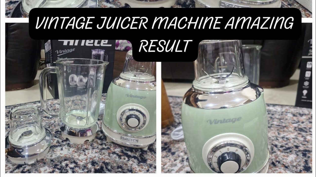 honest Review vintage juicer machine amazing results 👏 - YouTube
