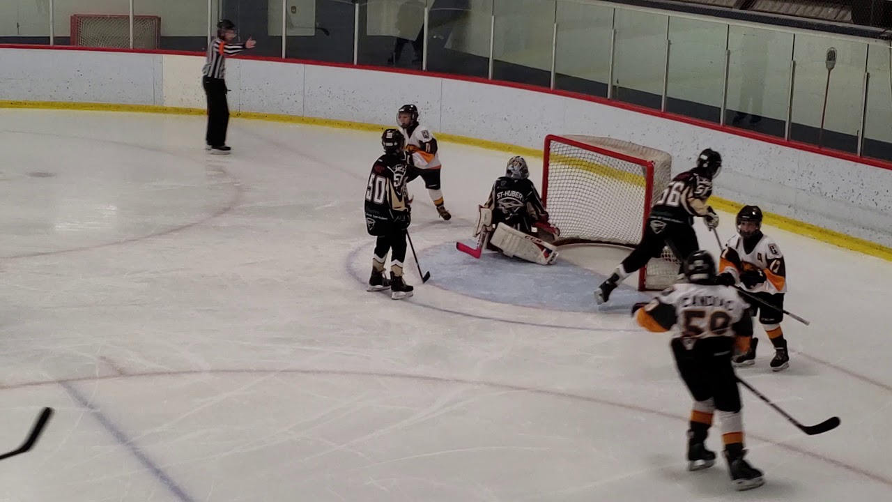 But de Liam vs Jets de St-Hubert (23-Nov-2019) - YouTube