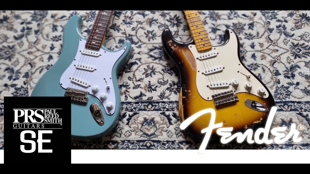 Fender Custom Shop vs PRS SE Silver Sky - YouTube