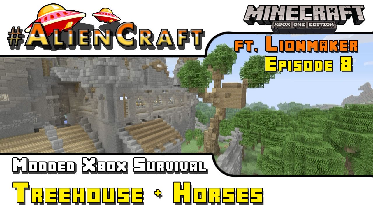 #AlienCraft :: Minecraft Survival ft. Lionmaker :: Tree House :: E8 ...