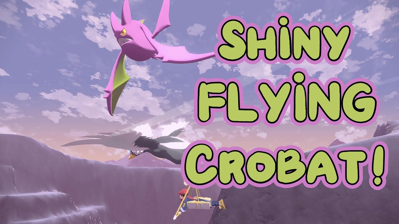 Shiny Flying Crobat! - Pokemon Legends Arceus - YouTube