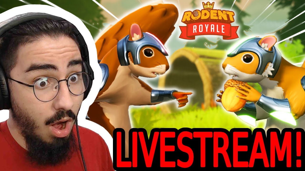 🔴LIVE STREAM🔴RODENT ROYALE BETA TEST IS HERE! - YouTube