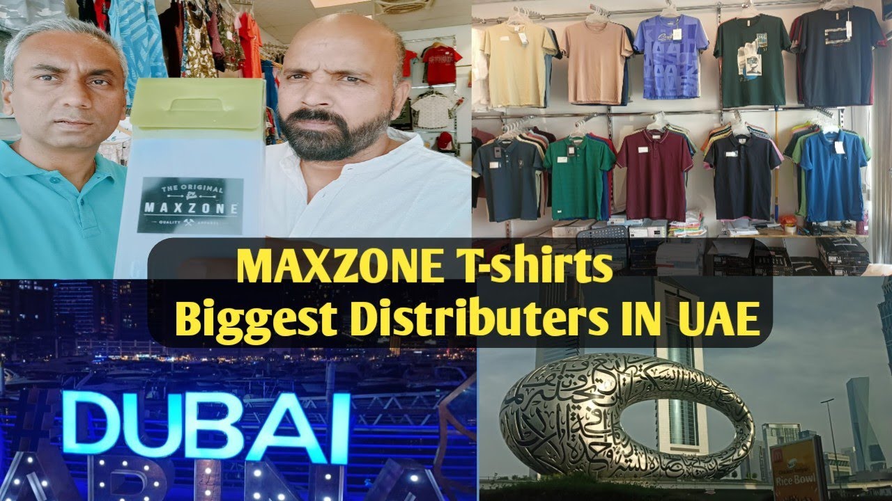 Tokyo Readymade Garments MAXZONE T-SHIRTS Biggest Distributers IN UAE ...