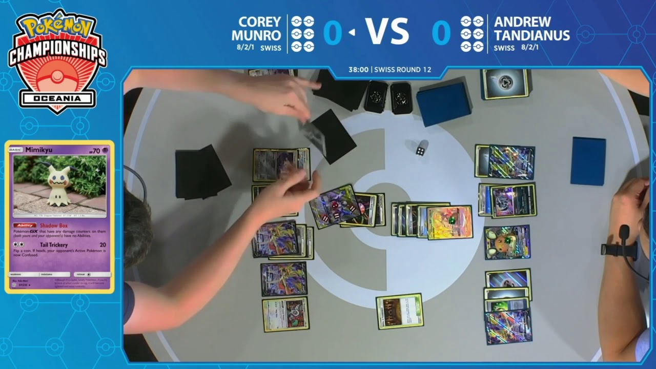 TCG 2020 Pokémon Oceania International Championships Swiss R12 - Corey ...