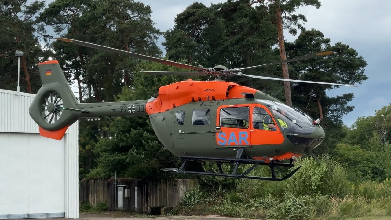 Bundeswehr | Start Airbus H145M LUH SAR | 77+03 | Firma Motorflug ...