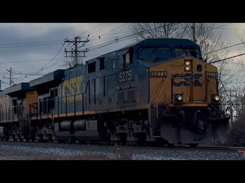 CSX 5275 Intermodal - YouTube