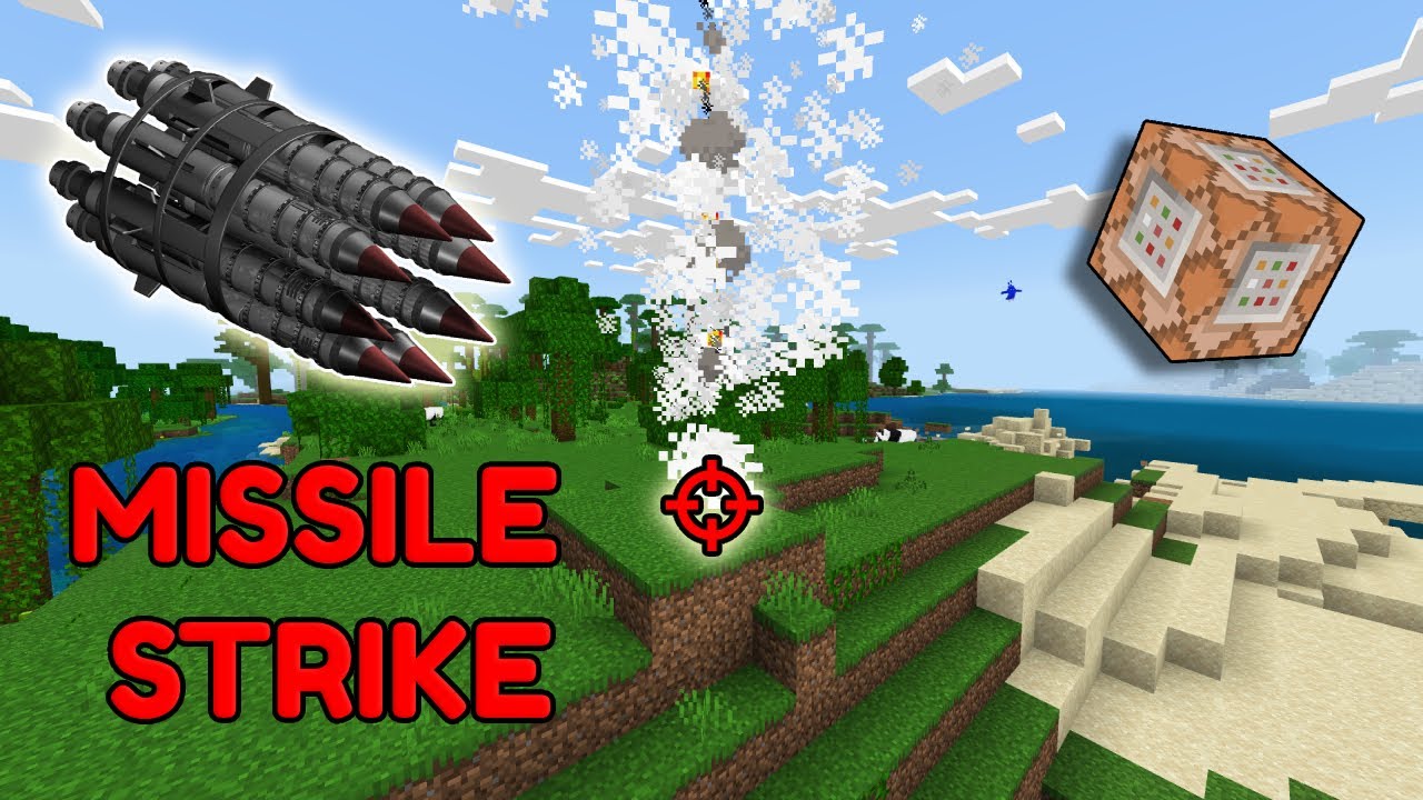Minecraft Bedrock How To Make A Missile Strike Air Strike Bedrock minecraft-bedrock-how-to-make-a-missile-strike-air-strike-bedrock
