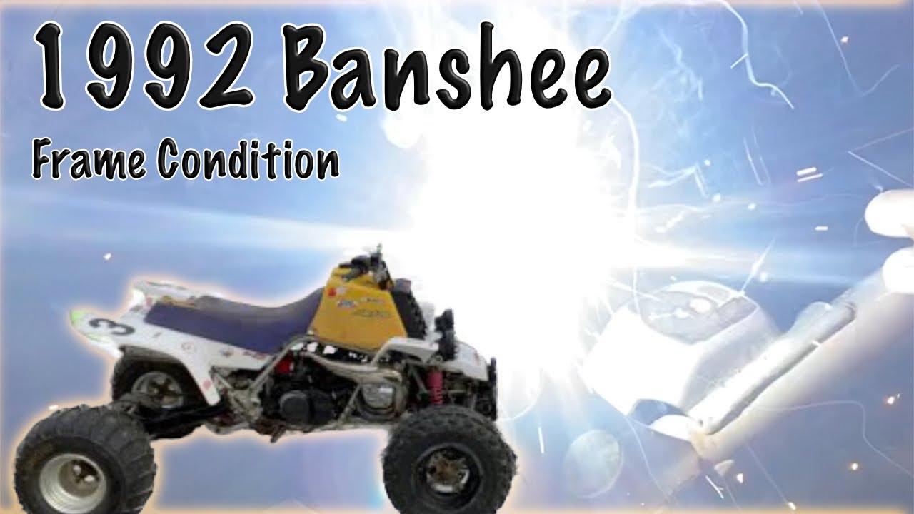 1992 Yamaha Banshee Frame Repairs Before Powder - YouTube