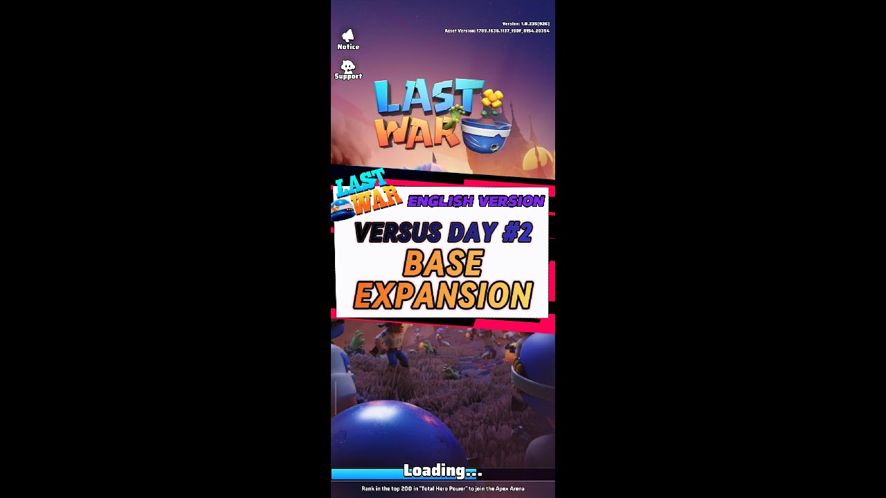 LAST WAR - VERSUS DAY #2 - BASE EXPANSION TUTORIAL - YouTube