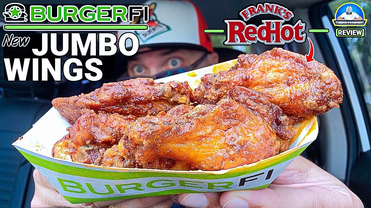 Burgerfi® Frank's Red Hot® Buffalo Jumbo Wings Review! 🌶️🐔 | Are They ...