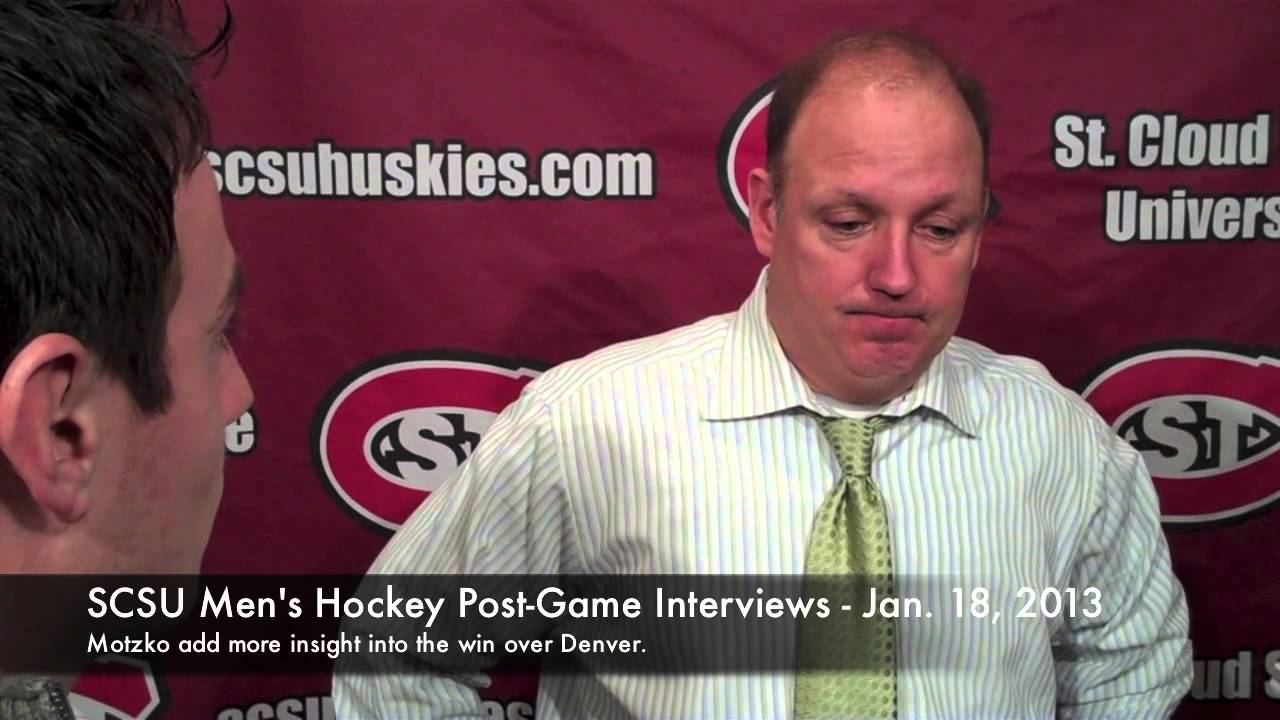 SCSU Men's Hockey Post-Game Interviews on Jan. 18, 2013 - YouTube