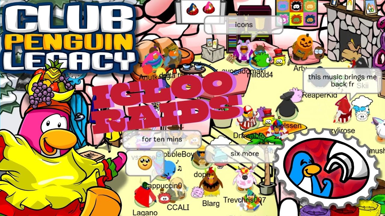 Club Penguin Legacy - Igloo raids - YouTube
