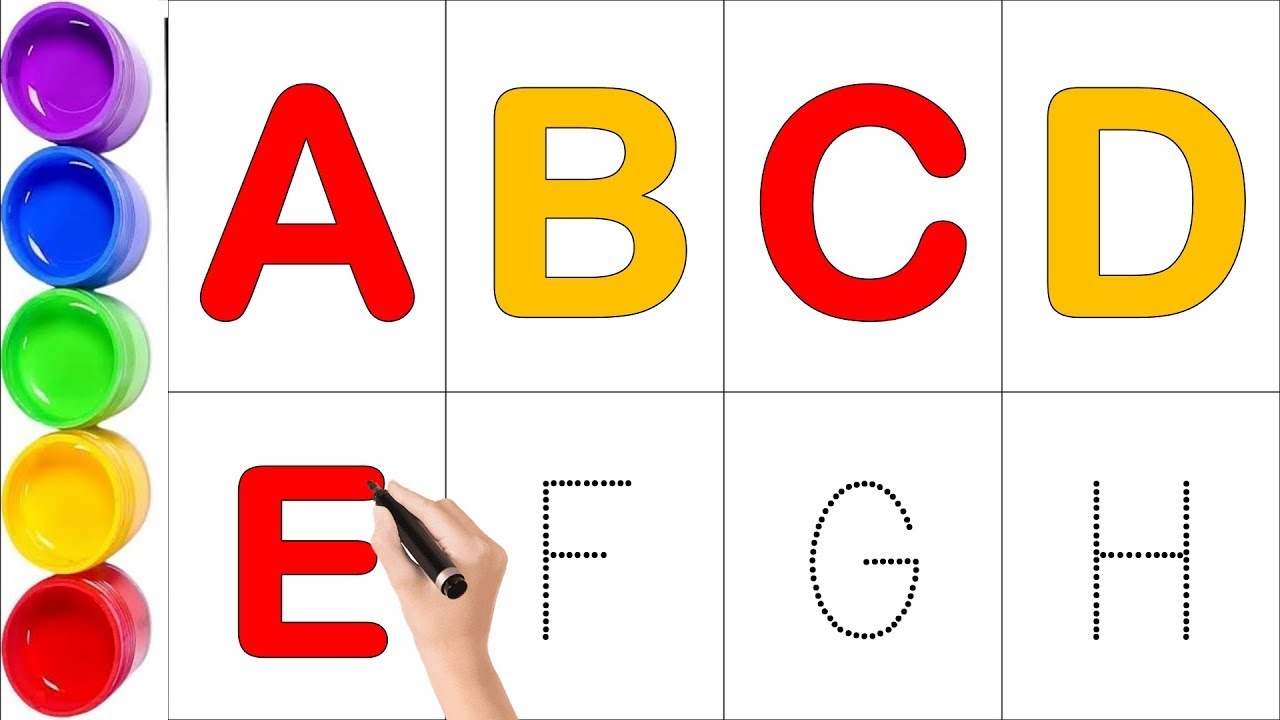 A for Apple B for Ball C for Cat | Learn how to Write Alphabets | abcd ...
