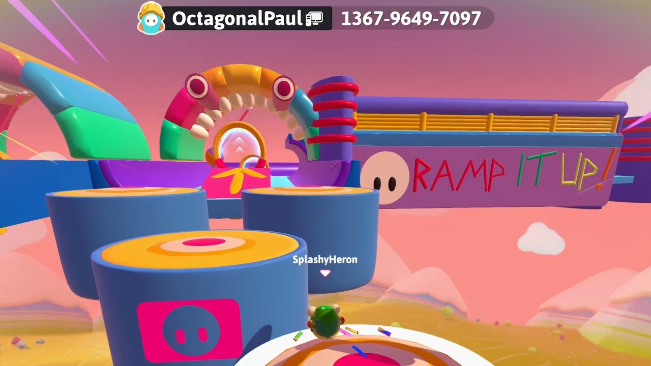 OctoPaul's creative round - Ramp It Up! - 36.18s - Fall Guys - YouTube