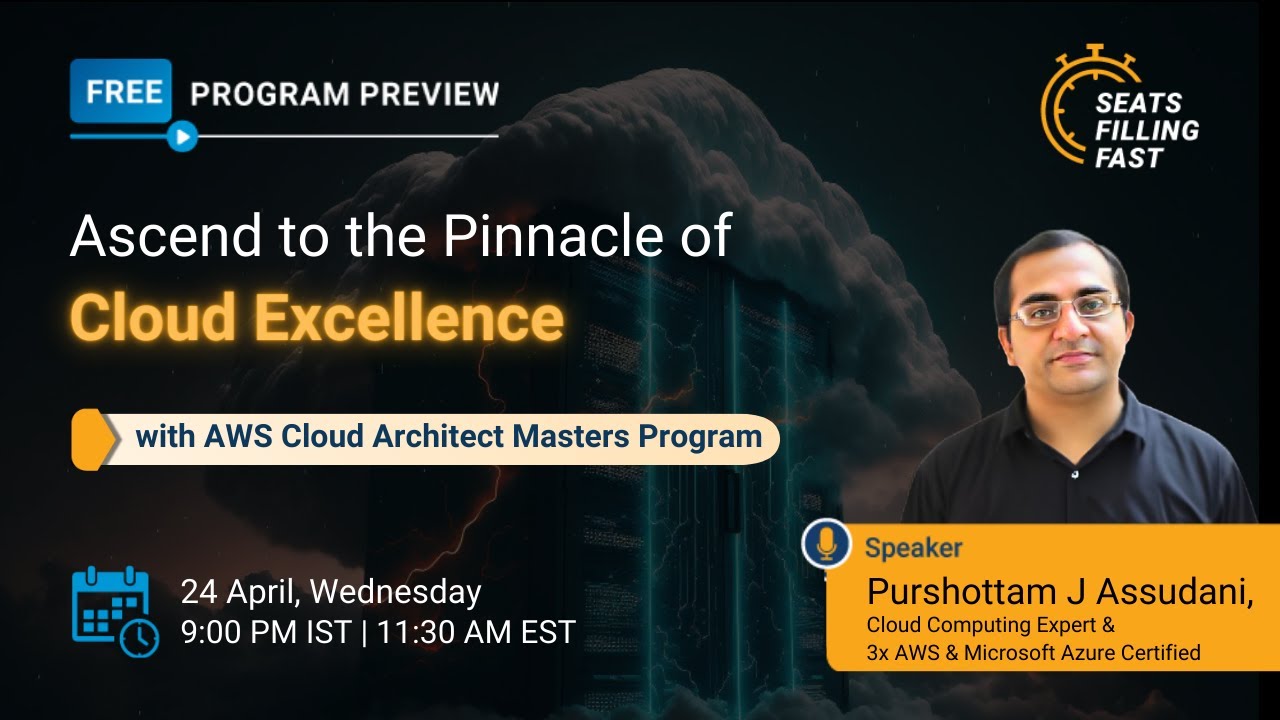 🔥Ascend to the Pinnacle of Cloud Excellence with AWS Cloud Architect Masters Program ...