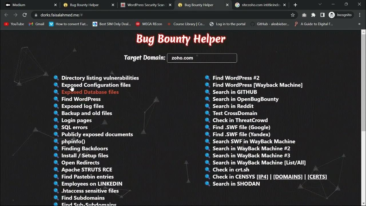 Automate Google Dorks with this GUI Tool! || Bug Bounty Helper || - YouTube