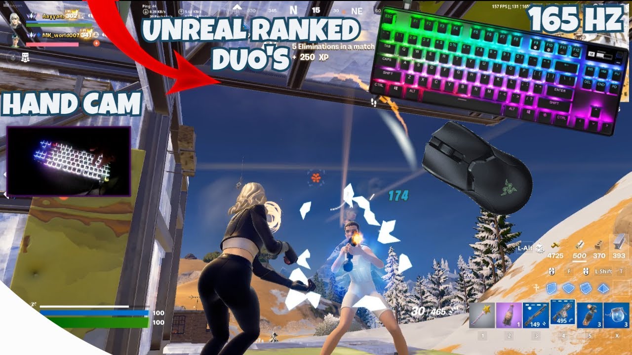 Fortnite Unreal Ranked Duo's || High Kill || Smooth Gameplay || 165 HZ ...