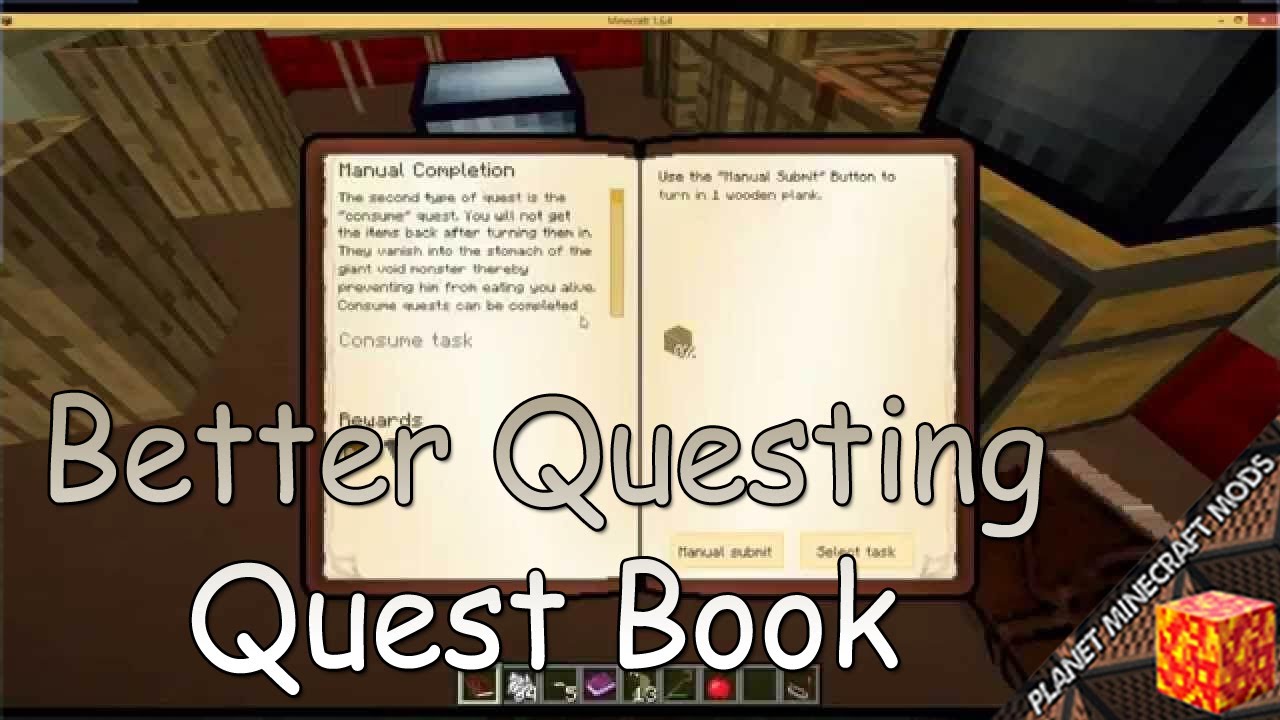 Better Questing Quest Book Mod 1 12 2 1 10 2 1 7 10 For Minecraft PC