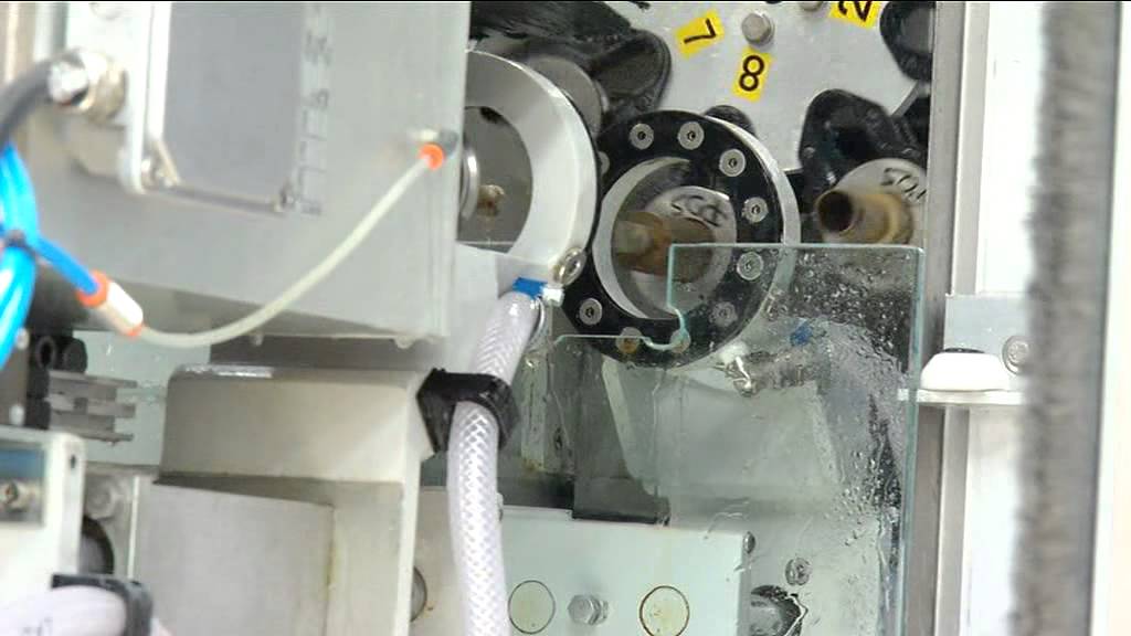 COMPACT DRILL (VERTEC) + MILL - CMS BREMBANA GLASS DIVISION - YouTube