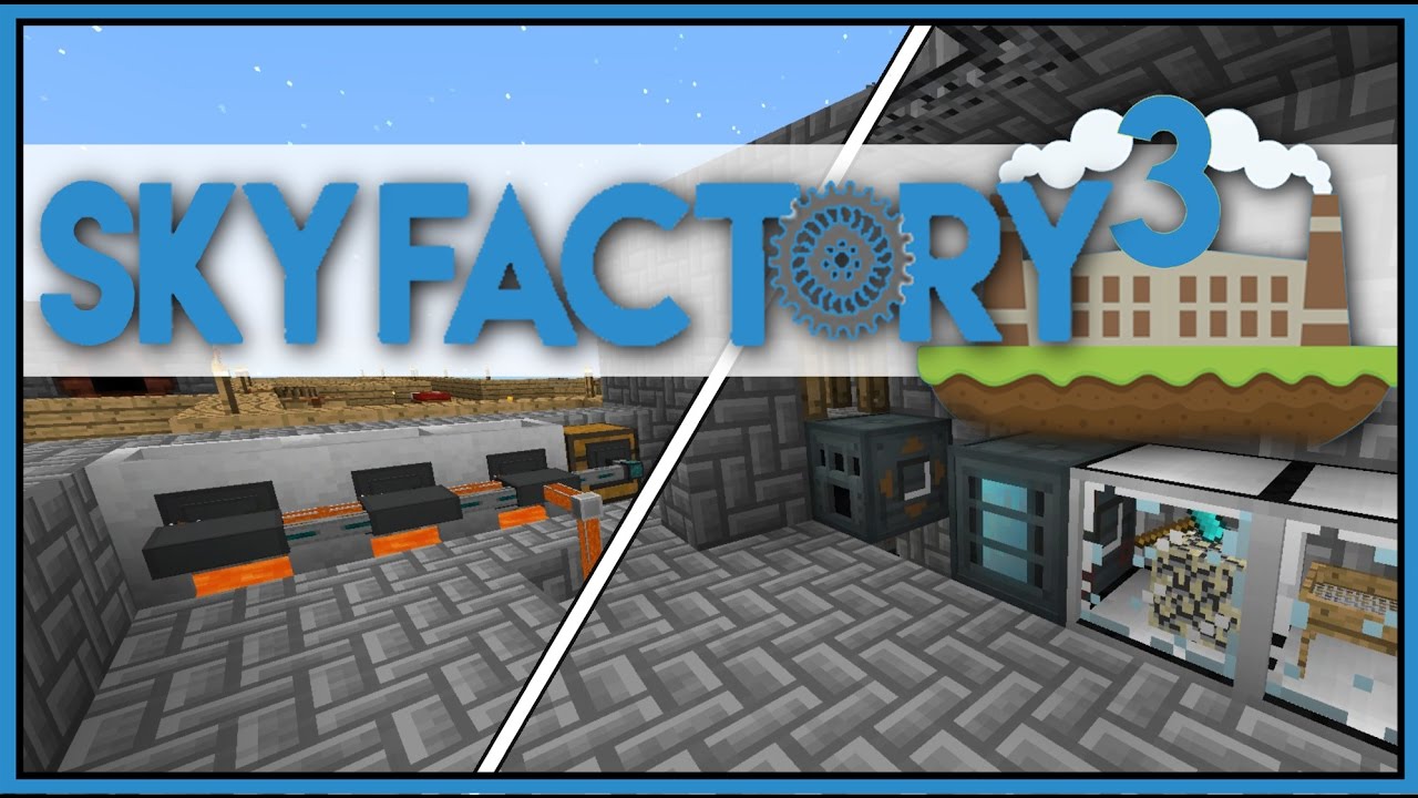 More Power & Machine Room - Minecraft Skyfactory 3 - Ep 11 [Let's Play ...